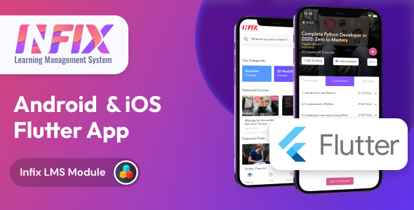 Infix Lms Flutter Flutter Mobile App For Android And Ios Graphicfort